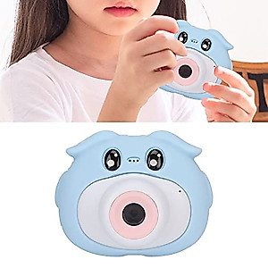 2.0 Inch Kids Camera, 1080P HD Multifunctional Children Digital Video Camera, IPS LCD Screen Portable Digital Camera, Front and Back 2000W Dual Cameras, Self Auto Focus Photo Taking