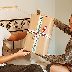 2 PCS 66ft Artificial Vines Artificial Eucalyptus Leaf Garland Fake Hanging Plants Leaves Ribbon Green Leaves Ribbon Decorative for Baby Shower Home Wedding Party Balloon Garland DIY Craft