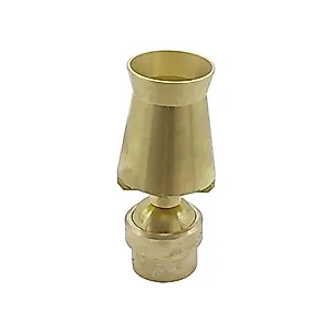 LRJSKWZC Garden Sprinkler 3/4" 1" 1.5" 2" Air-Blended Bubbling Fountain Garden Landscape Ornamental Nozzle 1 Pc Brass Ice Tower Cedar Fountain Nozzles (Color : 2 inch)