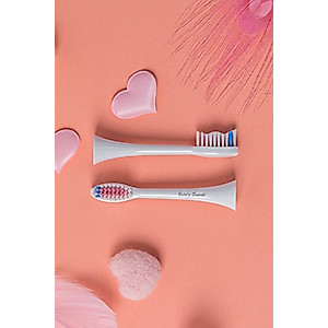 Kate's Secret Care Sonic Toothbrush Rechargeable One Charge Minimum 90 Days Use 5 Modes IPX7 Class Completely Waterproof 2 American Dupont Soft Head Brush - Pink
