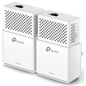 TP-Link AV1000 Powerline Ethernet Adapter(TL-PA7010 KIT)- Gigabit Port, Plug&Play, Power Saving, Ethernet Over Power, Ideal for Smart TV, Online Gaming