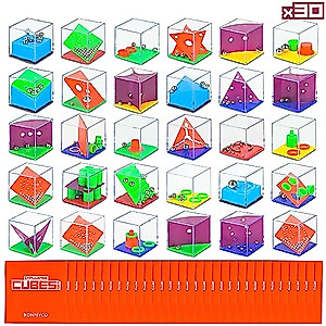 BONNYCO Brain Teaser Puzzles Cubes Party Favors for Kids Pack 30 Pinata Goodie Bags Stuffers for Kids Kids Party Favor Toys Stocking Stuffers for Kids Return Gifts for Kids Mini Games Party Favors