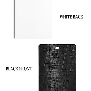 DALIX Silky Black Vertical Blind Texture Slats Sliding Door 82.5 Qty 5 Pack