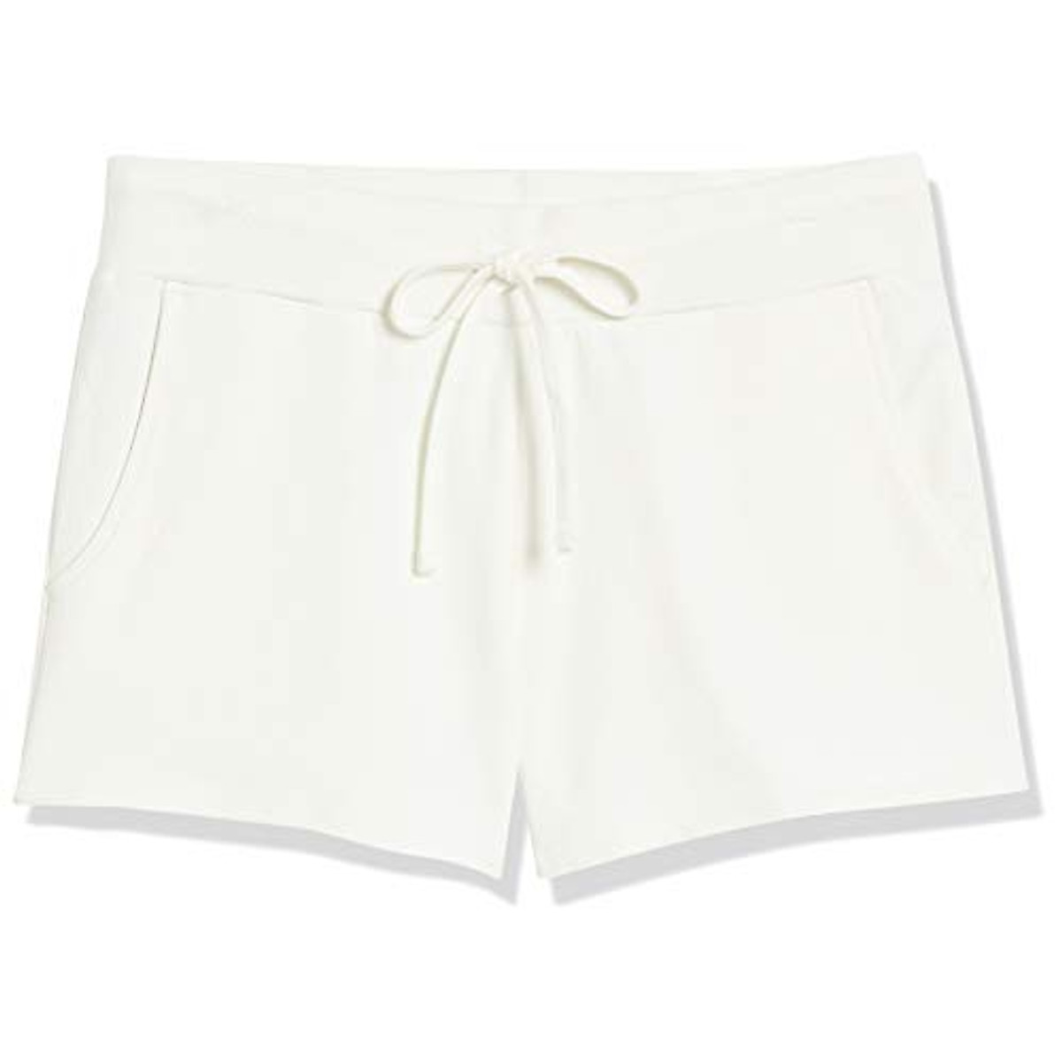 The Drop Women's Elaina Pull-On French Terry Sweatshort, Ivory, M