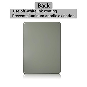 Large Video Surveillance Signs Outdoor,No Trespassing Sign Aluminum 10x14 Inch UV Ink Printed for House and Business (4-Pack)