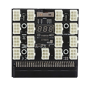 Mining GPU/PSU Power Supply Board 1600W 12V 17x 6pin PCI E Mining Server Power Supply for for DPS 1200FB A/DPS 1200QB A/PS 2751 5Q/PS 2751 LF 1F/HSTSN PL12/DPS 700LB D/PS 2112