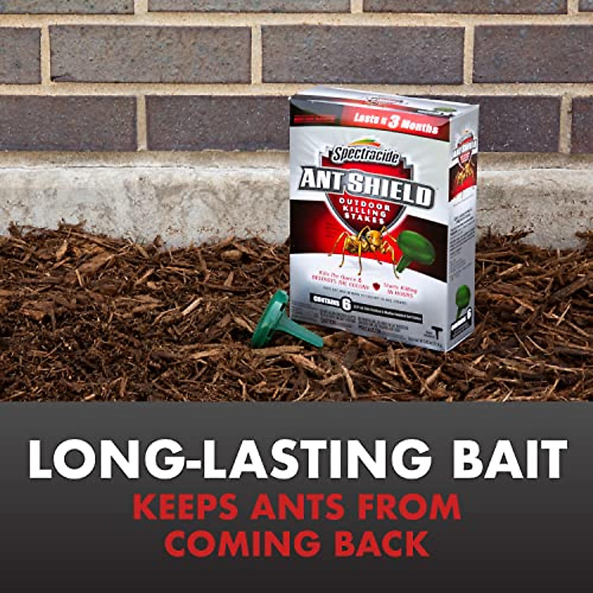 Spectracide Ant Shield 6-ct Outdoor Killing Stakes, Case Pack of 1