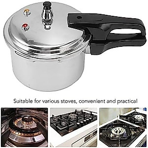 Pressure cooker,Aluminum Alloy pressure pot,safety and durable small pressure cooker,3L Mini pressure canner for Gas Stove Induction Cooker (3 Liters)