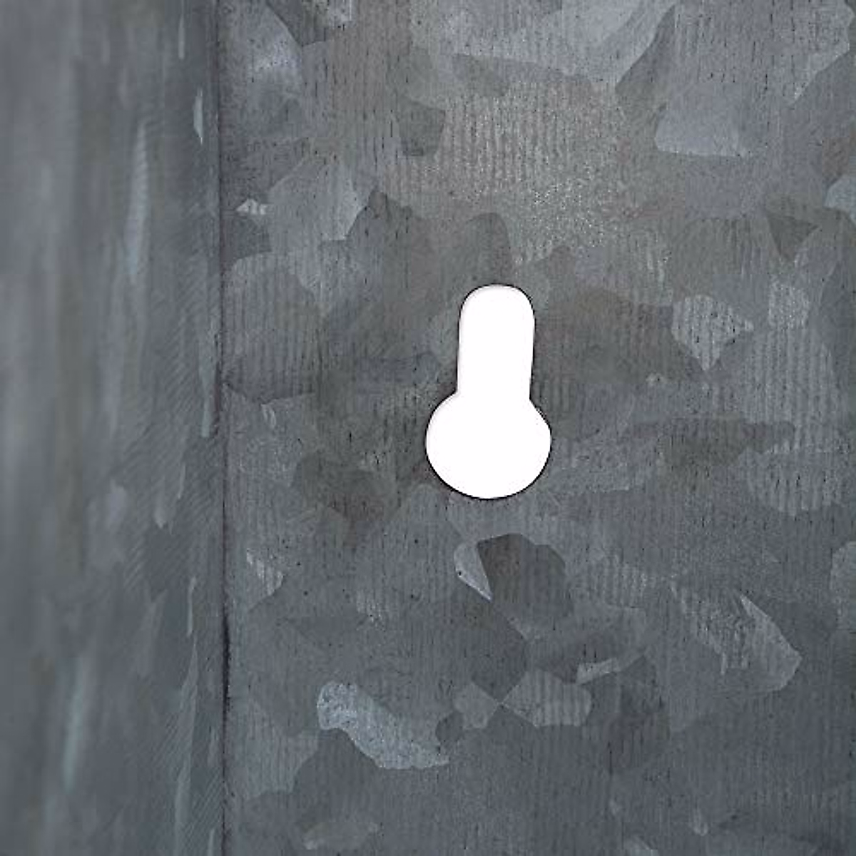 DII Galvanized Metal Decor, Rustic Farmhouse, Mounted Wall Shelves, Silver, 2 Piece