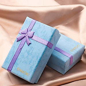 ENMOKI Geometric Triangle Cubic Zirconia Stud Earrings for Womens, Gold-Plated-Brass,…