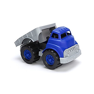 Green Toys Flat Bed Truck Blue/Grey & Race Car Red, 12 months - 6 years