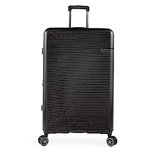 Brookstone Luggage Nelson 2pc Hardside Spinner Luggage, Black, 2 Piece Set