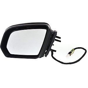 Kool Vue Driver Side Power Heated Mirror for Mercedes Benz ML350 GL450 GL550 ML550 ML63 AMG 2009-2010 Power Fold With Signal Light, Memory & Puddle Lamp Paintable