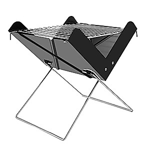 GEEKLLS Charcoal grills Shaped Foldable Style BBQ Garden Camping Outdoor Portable Charcoal Oven Grill Heater Kebab Barbecue