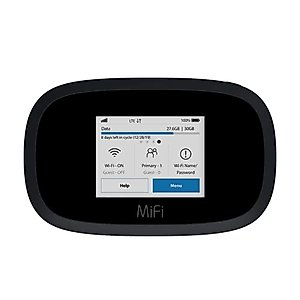 EVDO-LINK Bundle for Inseego Global Hotspot WiFi Device - 4G LTE MiFi 8000 | Global 4G LTE Mobile Portable WiFi with Case, Screen Protector and Extra Battery Compatible with AT&T, T-Mobile, Verizon