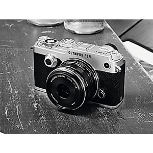 OM SYSTEM OLYMPUS M.Zuiko Digital 17mm F1.8 Black For Micro Four Thirds System Camera, Compact Design, Beautiful Bokeh, Bright