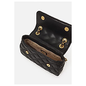 GUESS Giully Mini Convertible Crossbody Flap, Black