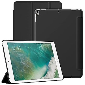 JETech Case for iPad Pro 10.5-Inch and iPad Air 3 (10.5-Inch 2019, 3rd Generation), Protective Hard Back Shell Soft-Touch Tablet Stand Cover, Auto Wake/Sleep (Black)