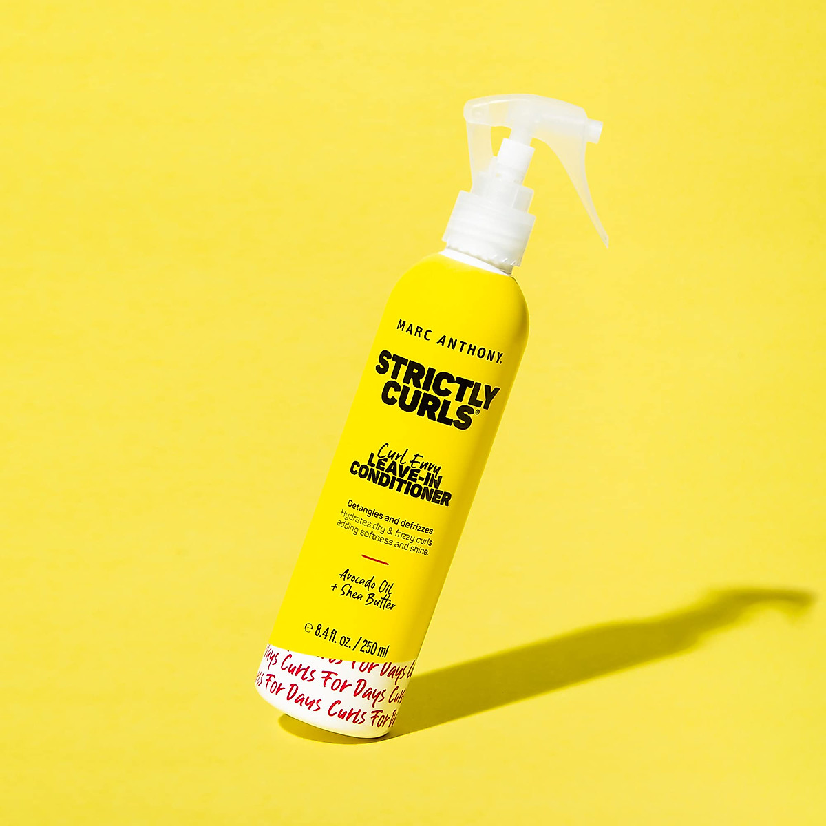 Marc Anthony Leave-In Conditioner, Strictly Curls - Shea Butter, Vitamin E & Avocado Oil Softens & Defines Coarse Curls - Sulfate-Free Anti-Frizz Styling Product For Curly, & Wavy Hair