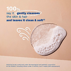 Mustela Baby Gentle Cleansing Gel - Baby Hair & Body Wash - with Natural Avocado fortified with Vitamin B5 - Biodegradable Formula & Tear-Free â€“ 25.35 fl. oz. (Pack of 1)