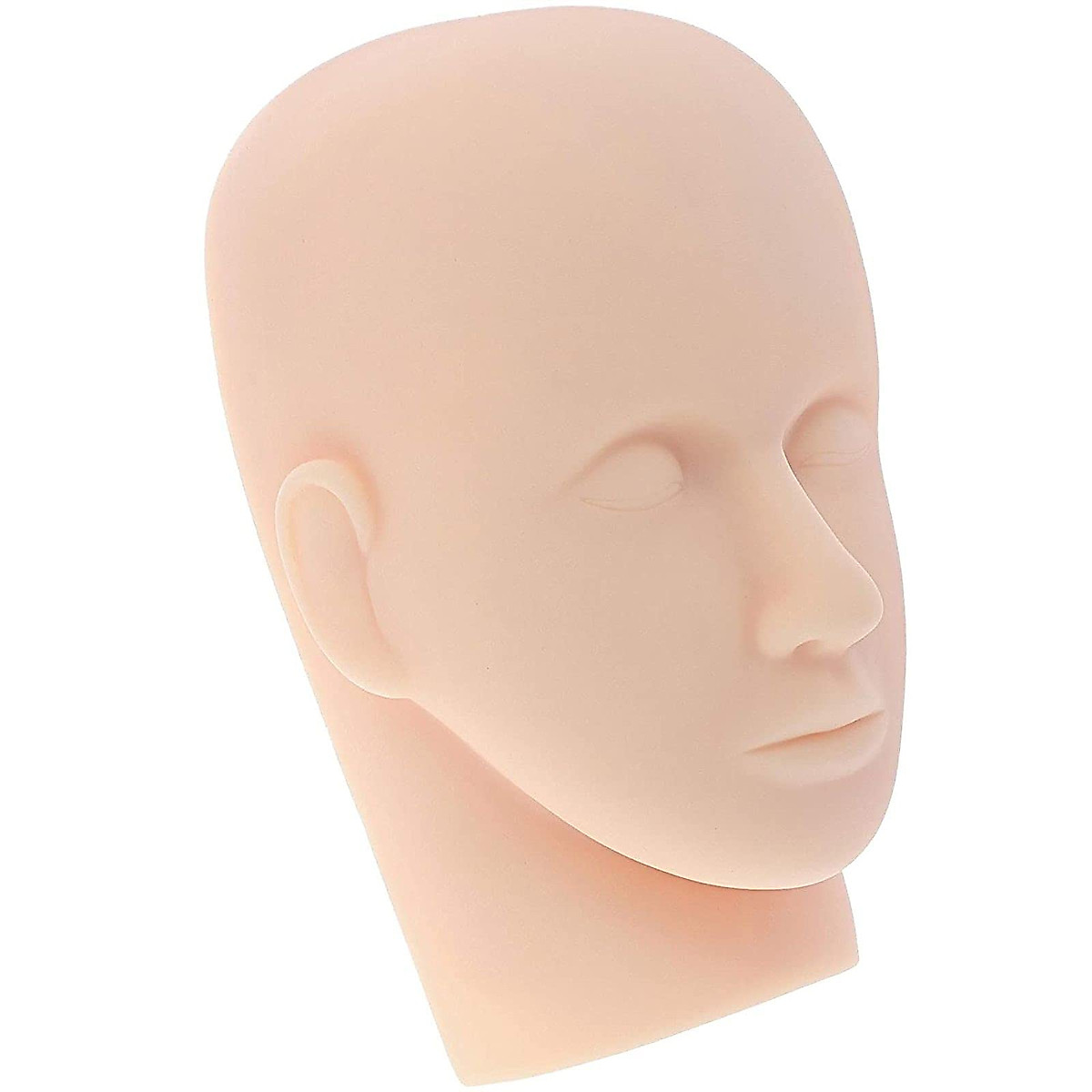 Bright Creations Silicone Mannequin Makeup Practice Head (2 Pack)