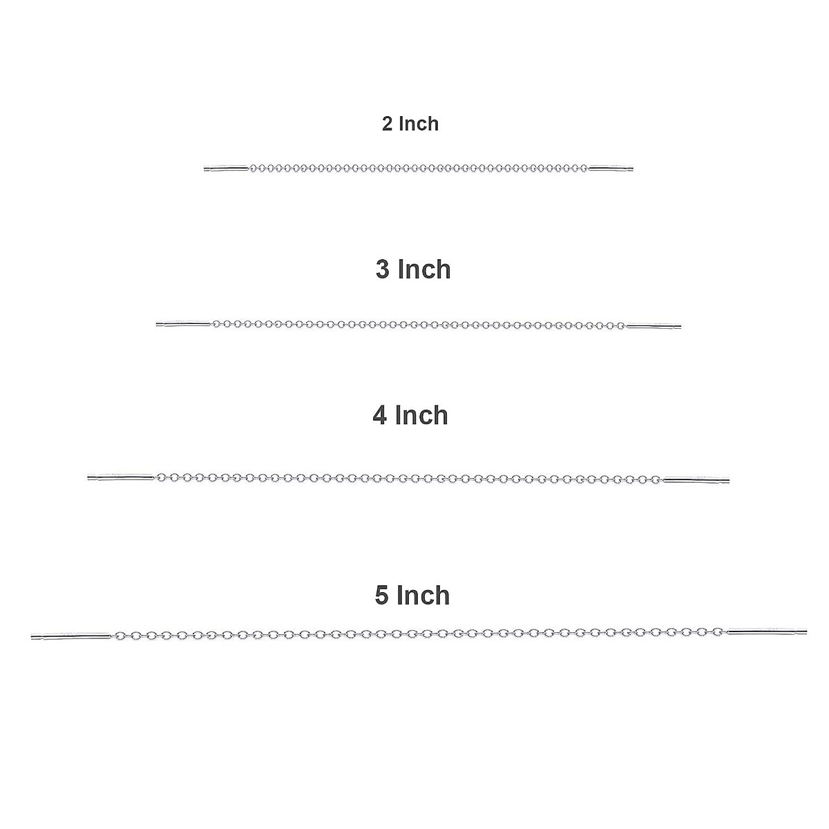 YFN Threader Earrings Sterling Silver 2 Inch Chain -Earrings for Women Dangle Earrings Thread Dangling Threaded Long Chain Earring Nickel Free Hypoallergenic Ear for Women