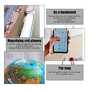 Viionlg 5X Magnifying Sheet for Reading, Full Page Magnifier for Reading for Seniors, Eye Candy Magnifier As Seen On Tv, Fresnel Lens, Perfect Folding Handheld Gifts for Low Vision Person