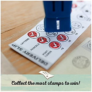 USPS Great American Mail Race: A Letter-Carrying Family Board Game for Kids 10+ and Adults