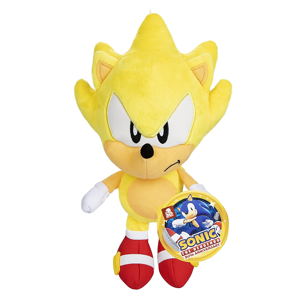 Sonic The Hedgehog-Plush 9-Inch Super Sonic Collectible Toy