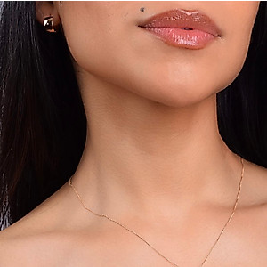 VNC Jewelry | 18K Gold Hoop Earrings for Women | Gold Plated Hypoallergenic Lightweight Earrings | Jewelry for Women | Perfect for Any Occasion with a Long-Lasting Finish