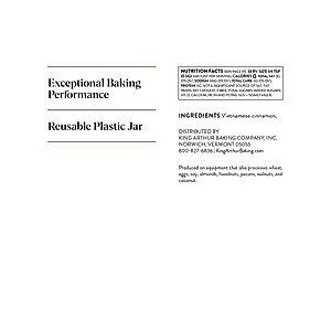 King Arthur Flour, Vietnamese Cinnamon, Certified Kosher, Nut-Free, 3 Ounces