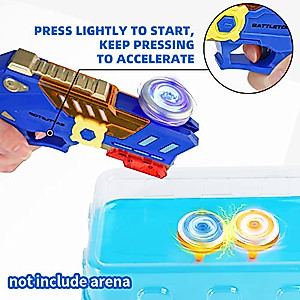 Bey Battling Top Burst Gyro Toy Set with 4 Spinning Top Burst Gyros 1 Toy Launchers Combat Battling Game Gifts for Boys Children Kids Ages 6+…
