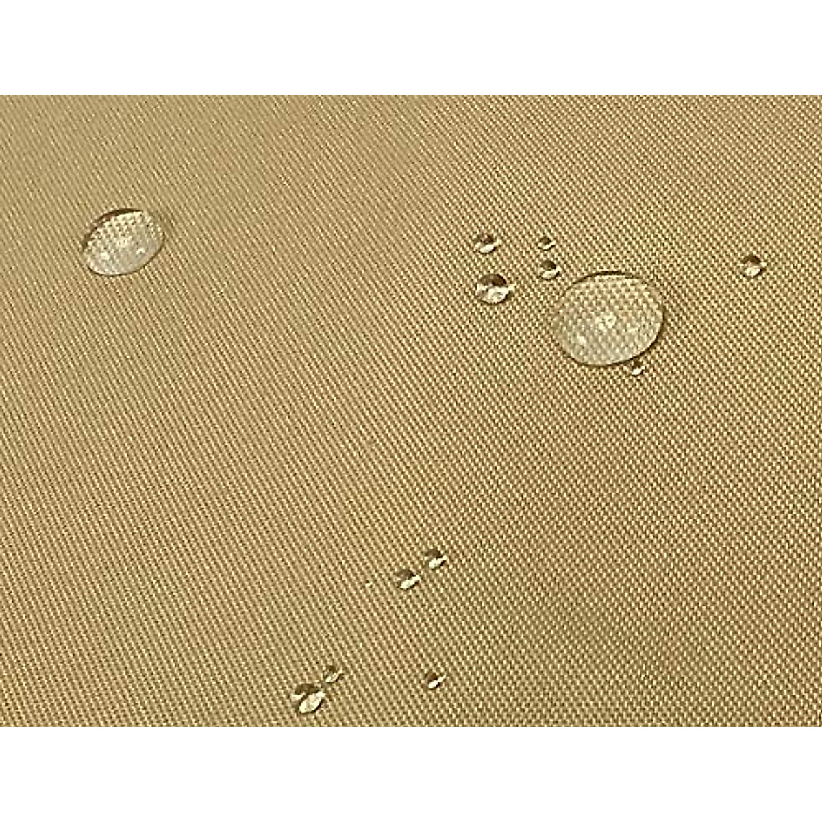 Water Resistant Fabric - Waterproof Fabric for Outdoor Furniture, Cushions - Waterproof Outdoor Fabric for Pergola, Panels -Waterproof Awning Fabric- Waterproof Canopy Fabric (6' x 8', Sand)