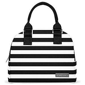 Simple Modern Lunch Bag for Women & Men | Reusable Insulated Lunch Tote Purse for Work | Cute Lunch Box Container for Adult, Travel, School | Very Mia Collection | 5 Liter | Tuxedo