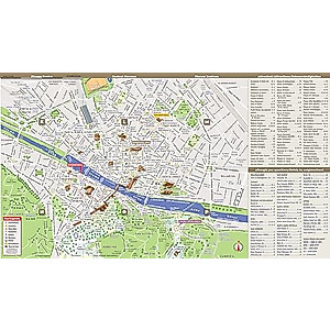 StreetSmart® Florence Map by VanDam ― Laminated pocket size Center City Street Map of Florence Italy with six distinct walking tours showing all ... Edition) Map – 2024 International Edition