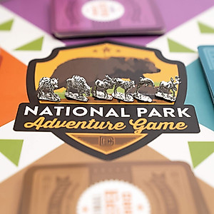 Americanflat National Park Adventure Board Game for Family and Kids Ages 7 & Up, 2-6 Players with Artwork by Anderson Design Group