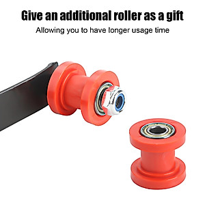Chain Slider Tensioner Adjuster Roller Guide Fit For Coolster Go Kart 4 Wheeler 110cc 125cc 150cc 200cc 250cc ATV That Use 420/428/ 530 Chain