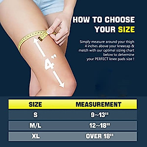 Rawxy Volleyball Knee Pads with High Shock Absorbing Cushion,Adult Junior Youth Men &Women Boy Girls Gift (black, Middle and Large)