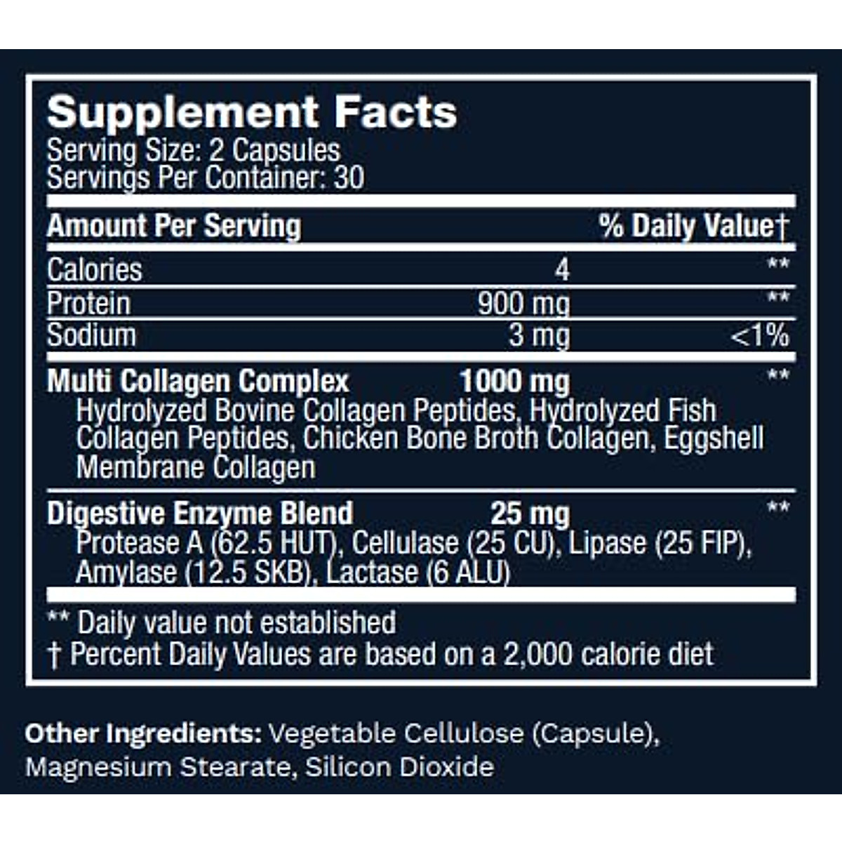 Enhanced Collagen Peptides Pills Maximum Absorption Benefits, Keto Primal Amino Acid Hydrolyzed Protein for Hair Nail Skin Joint Health