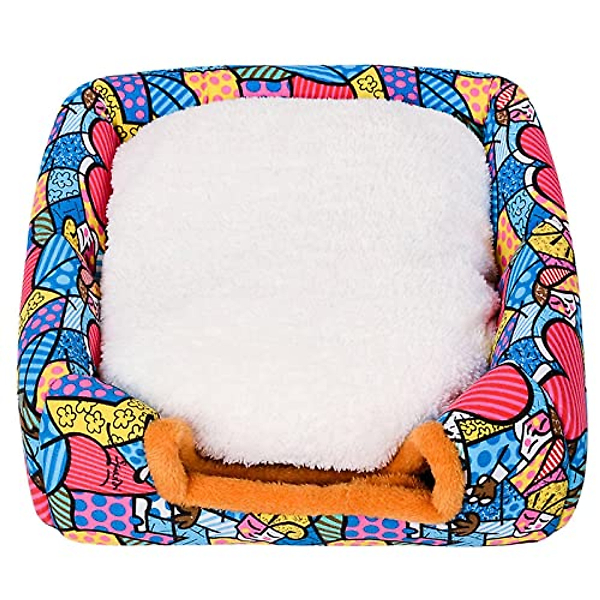 Yurt Dog House and Kitty Litter Closed Folding Villa Strawberry Nest Pet Supplies