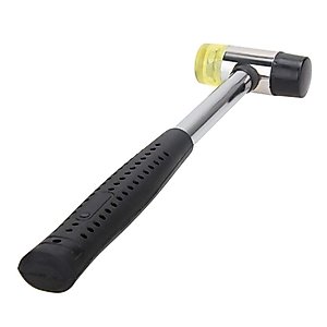 Double Headed Rubber Hammer Mallet Fret Fretboard Fretwork Installing Tool for Guitar Bass Ukelele