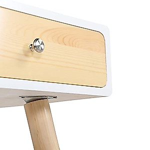 Tidyard Versatile Vanity Set, Large Storing Makeup Vanity Table with Mirror, Drawers, Stool, Bedroom Dresser Table, Writing Desk, White