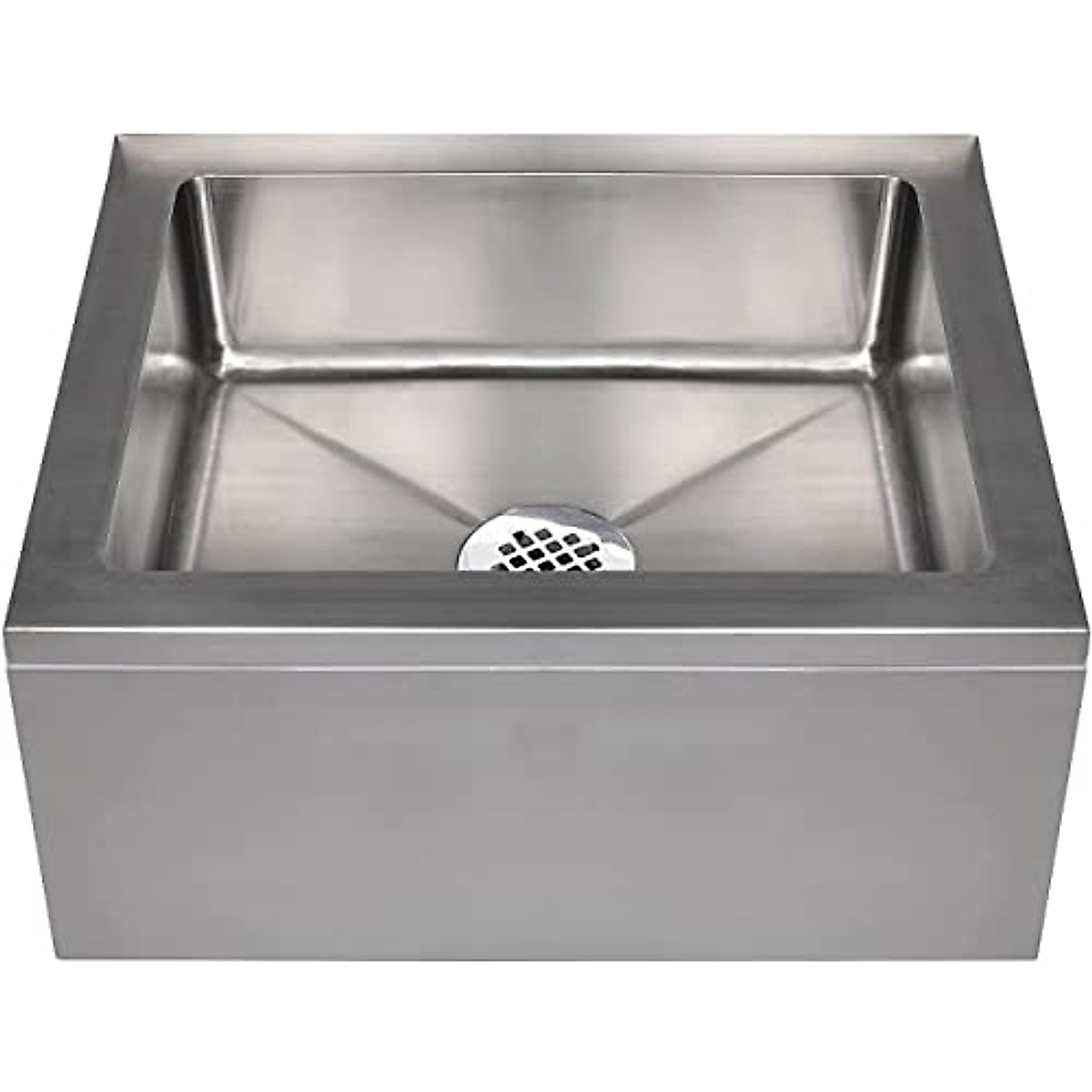 Commercial Stainless Steel Floor Mop Sink 19" x 22" x 12"