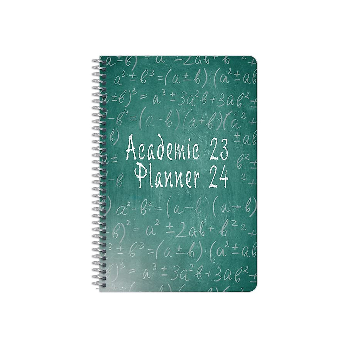 Dated High School Student Planner 2023-2024 Academic School Year, Small (5.5" by 8.5") Block Style Datebook with Classic High Block Cover