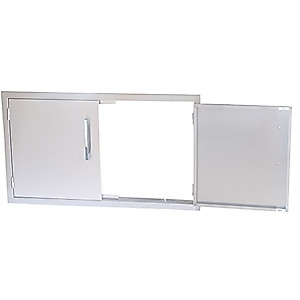 Sunstone BA-DD36 Beveled Frame Double Access Door, 36"