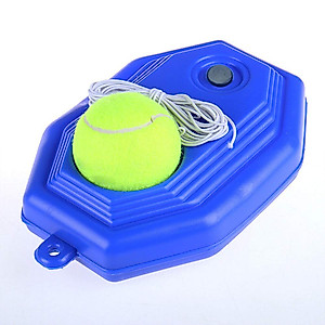 Toxz Tennis Singles Training Rebound Ball Baseboard Practice Tool Exercise Self-Study,Tennis Ball Training Baseboard and Ball,Anti-Slip,Durable Plastic
