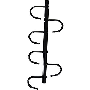 JT International Tough 1 4-Prong Portable Tack Rack, Black