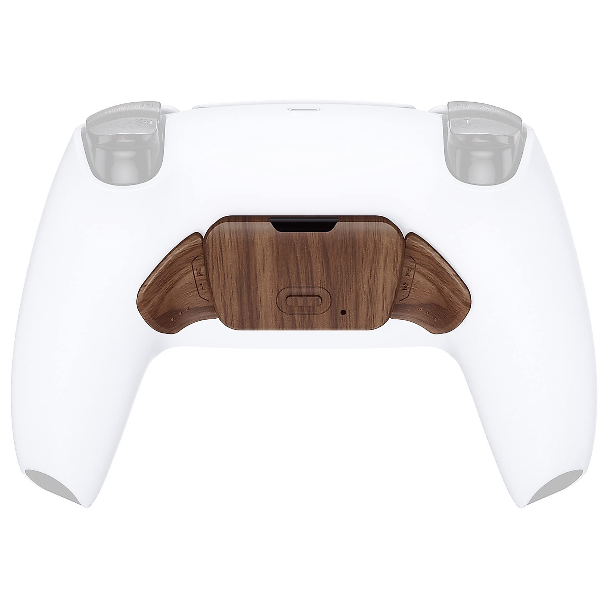 Wood Grain Replacement Redesigned K1 K2 Back Button Housing Shell for PS5 Controller eXtremerate Rise Remap Kit - Controller & Rise Remap Board NOT Included