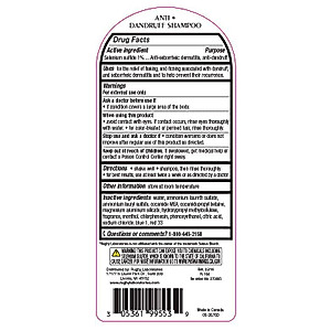 Rugby Selenium Sulfide Anti-Dandruff Shampoo 7 oz (Pack of 10)