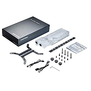 Phanteks Glacier R220C Combo Reservoir for DDC Pump, Transparent Acrylic Backplate, Integrated Digital-RGB Lighting